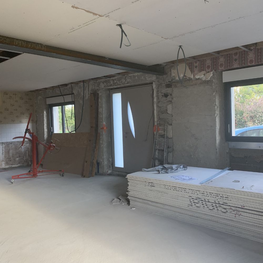 Rénovation maison à Andard | Rénovation PMP Plaquiste Plâtrier